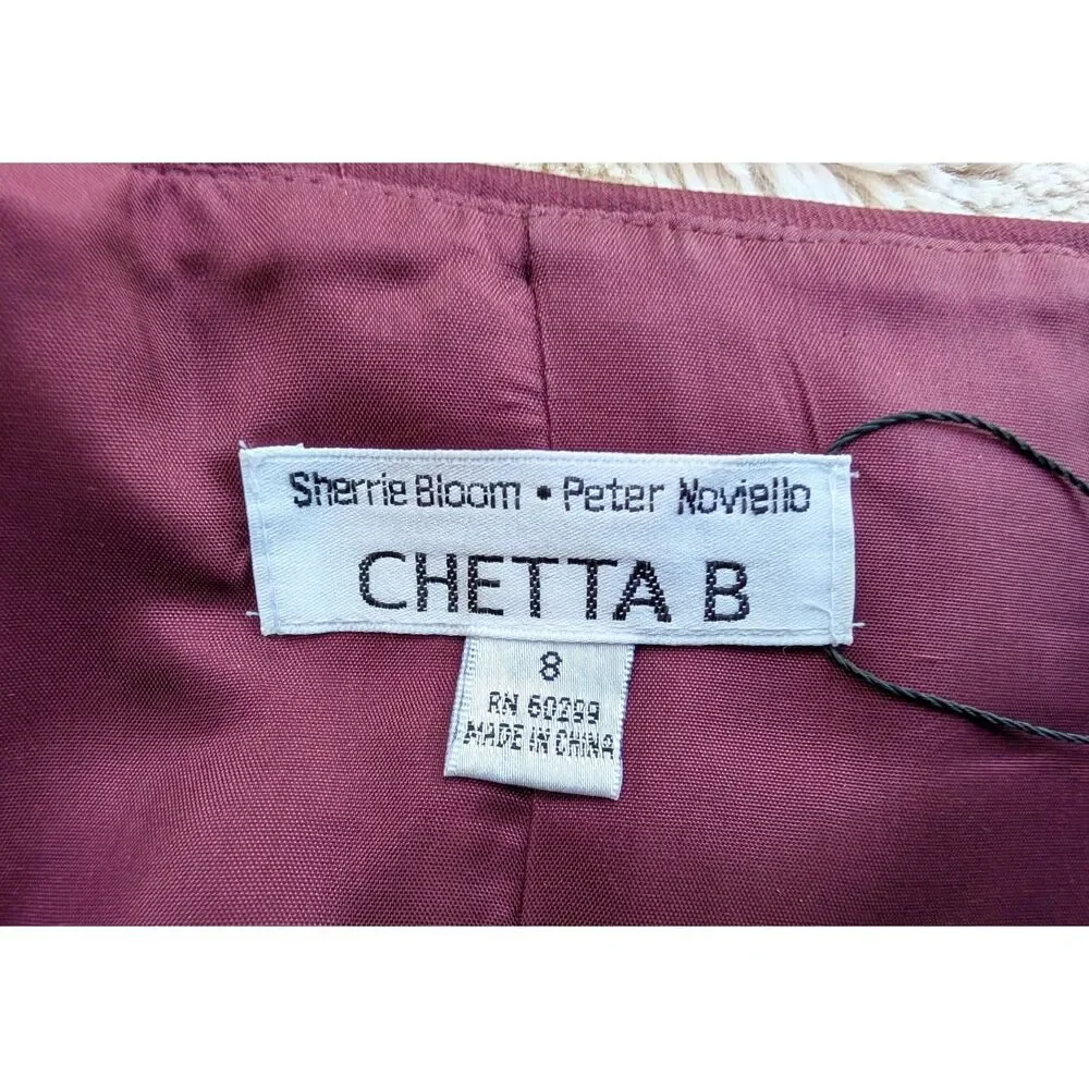 Chetta B | Dresses | Vtg 9s Chetta B Peter Noviello Sherrie Bloom Silk ...